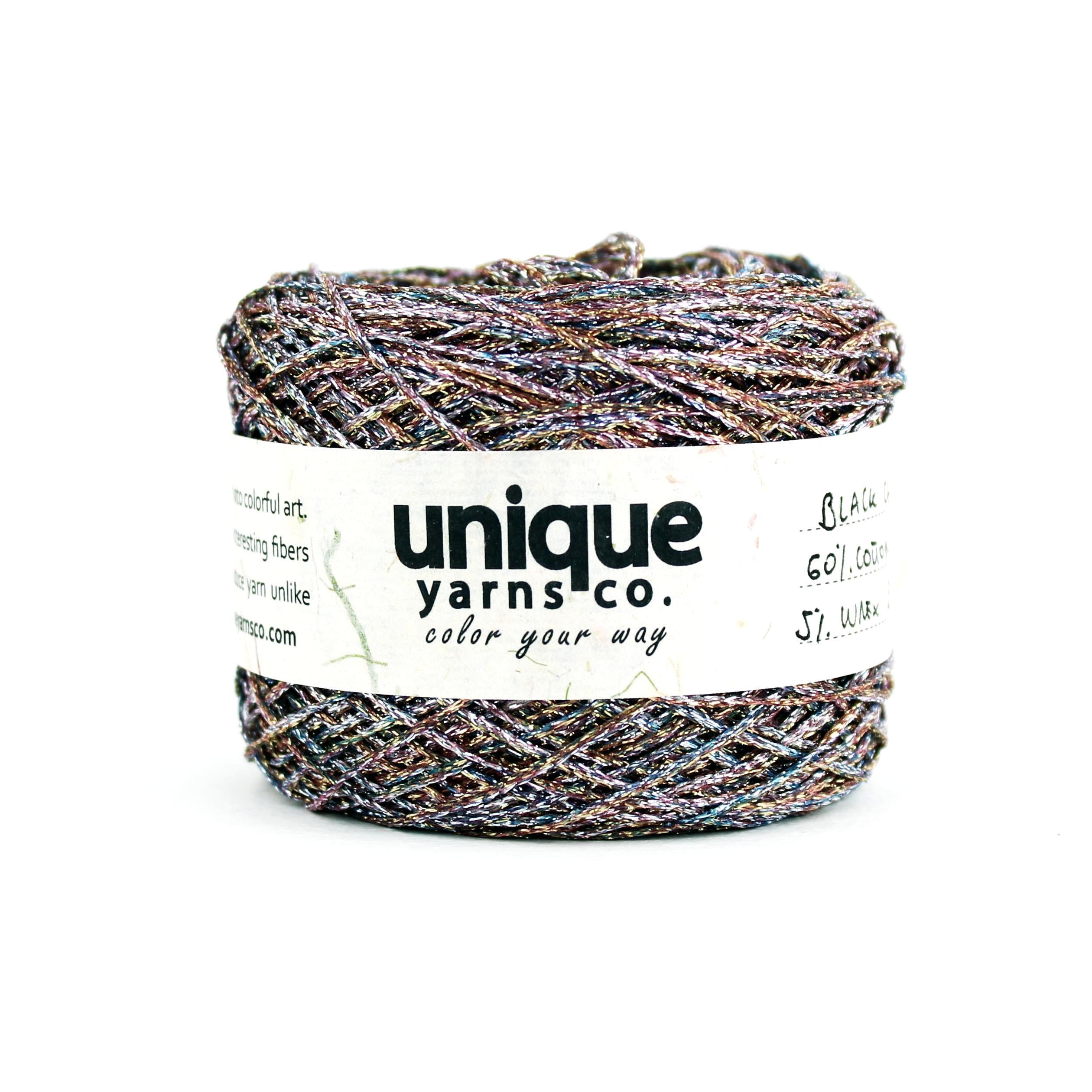 Black Cherry Lurex Thread Metallic Fine Yarn Cotton Lurex - Etsy