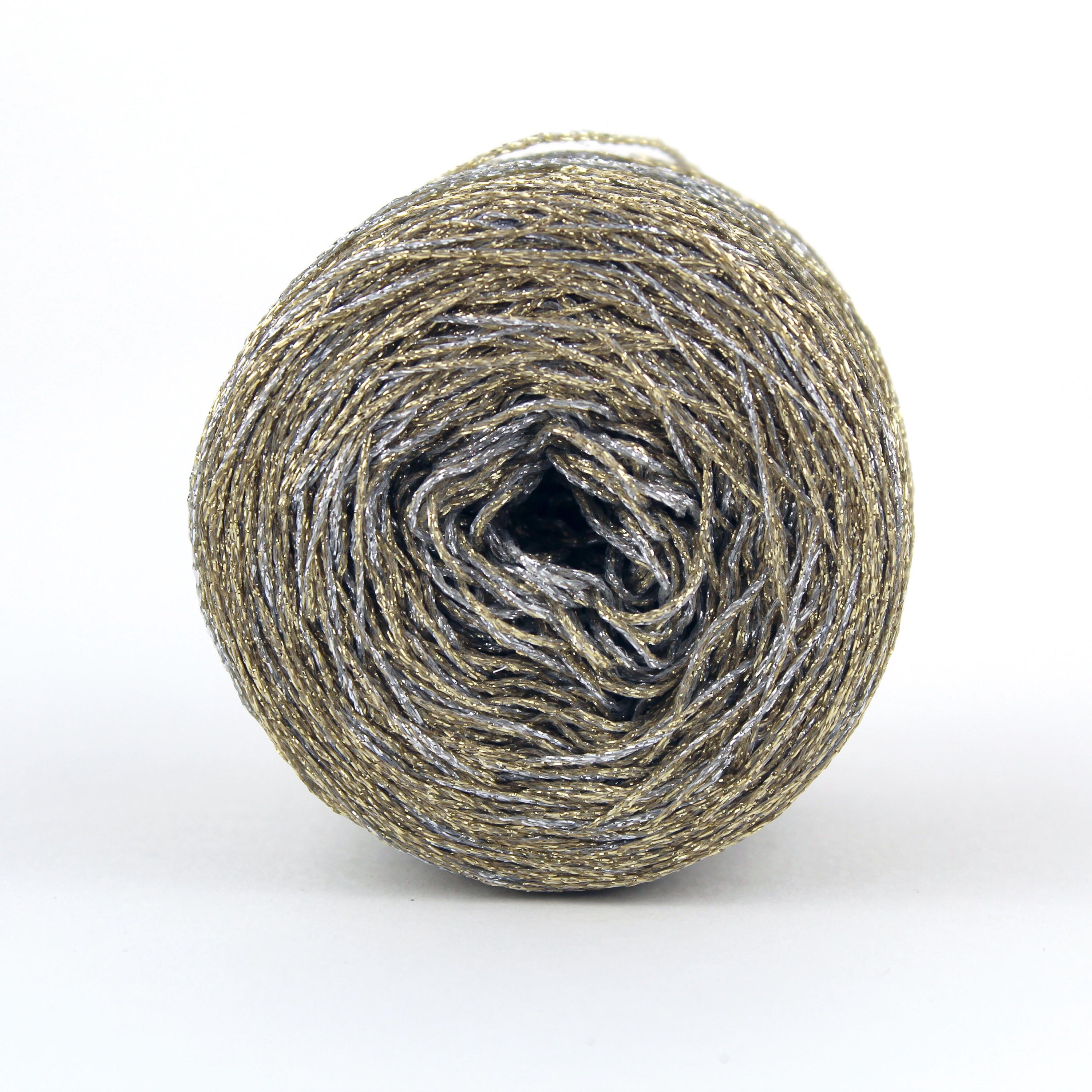 Moonlight Gold and Silver Thread Cotton Viscose Lurex Yarn - Etsy UK