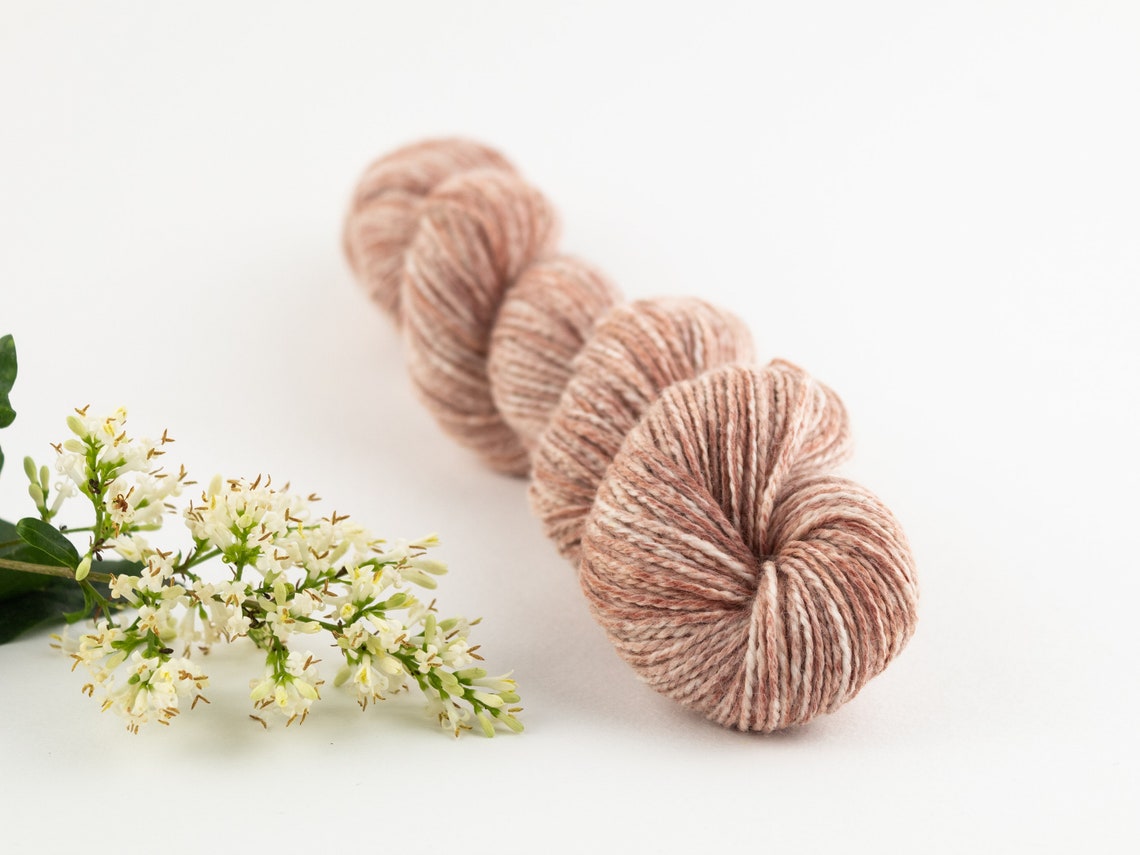 Dark Pink Merino Wool Yarn Naturally Dyed Wool 50 Gr Skein - Etsy UK