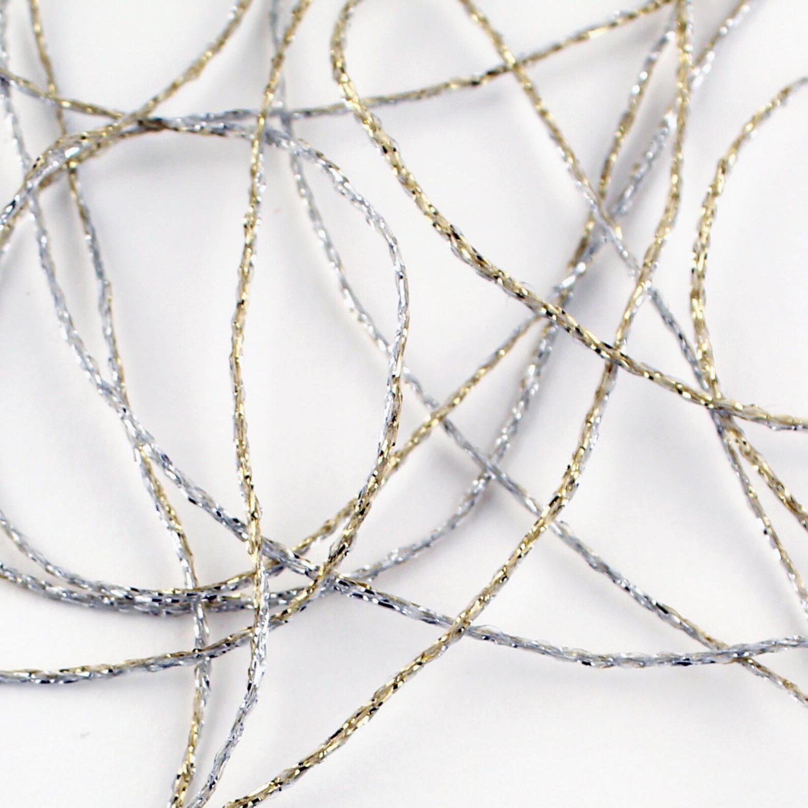 Moonlight Gold and Silver Thread Cotton Viscose Lurex Yarn - Etsy UK