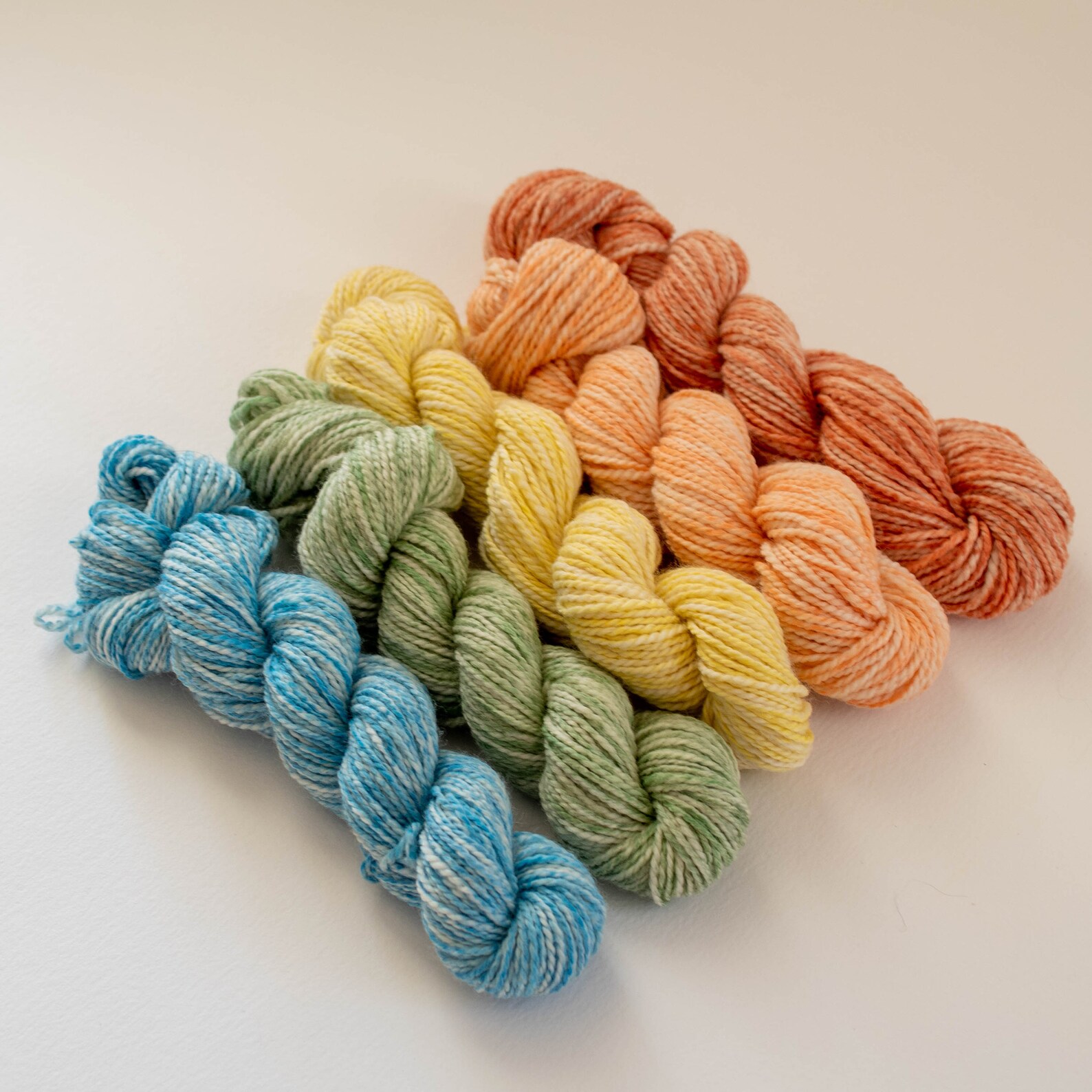 Regenbogen Wolle Mini Strang Set 20 gr je Strang - Etsy.de