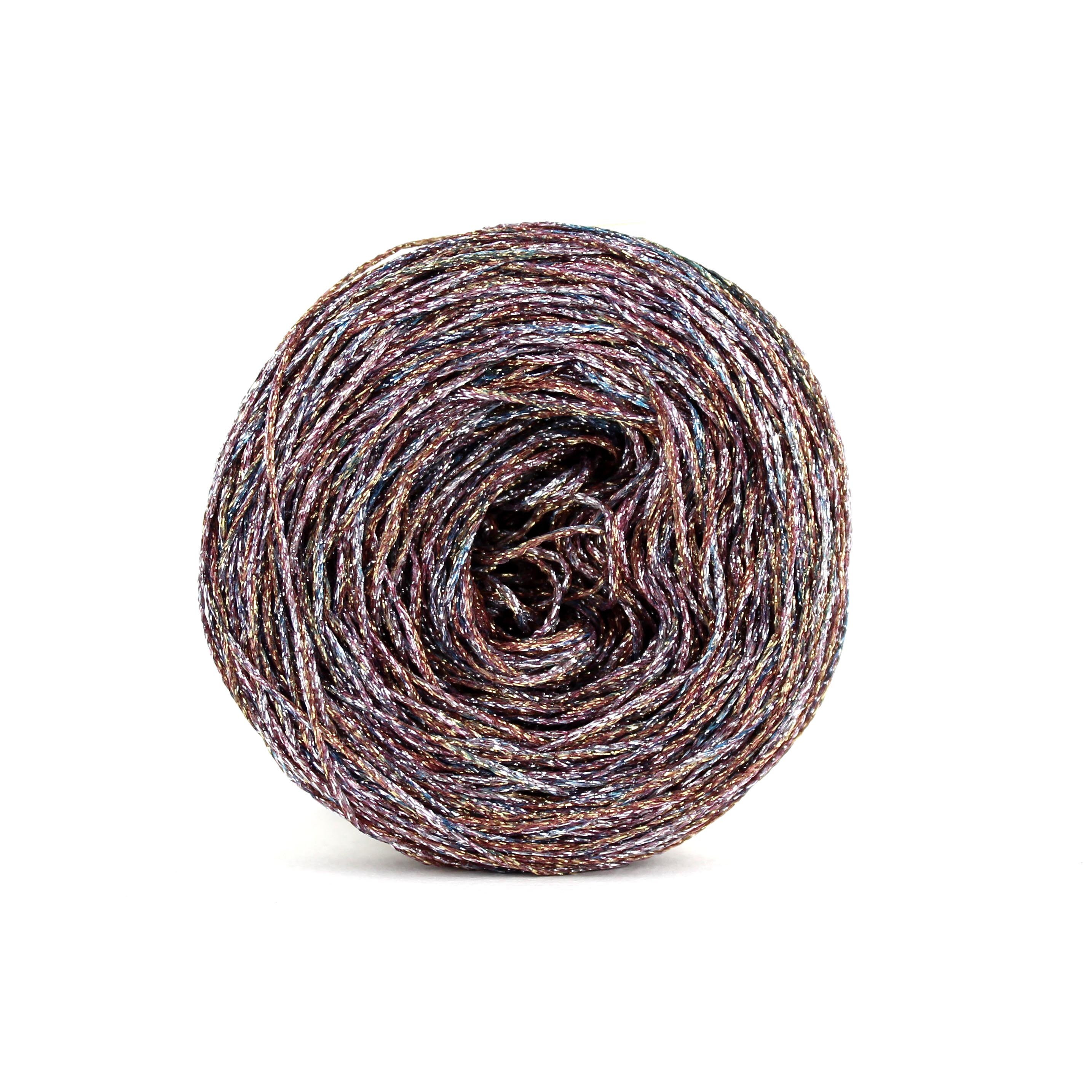 Black Cherry Lurex Thread Metallic Fine Yarn Cotton Lurex - Etsy