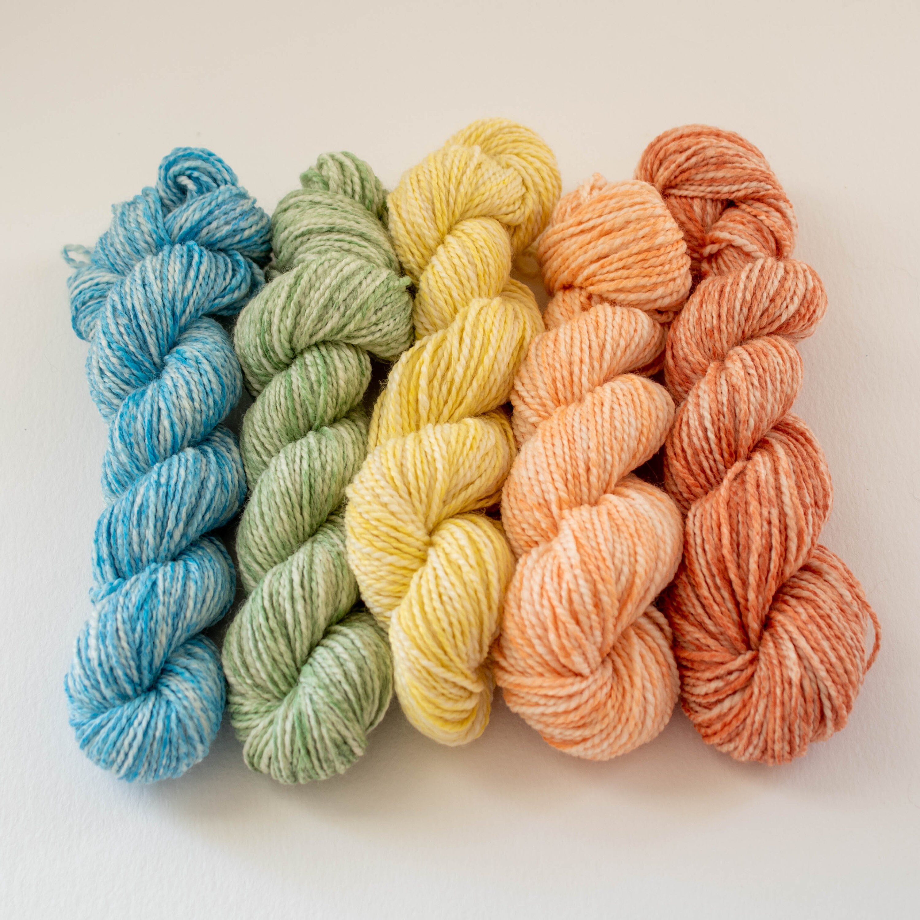 Regenbogen Wolle Mini Strang Set 20 gr je Strang - Etsy.de