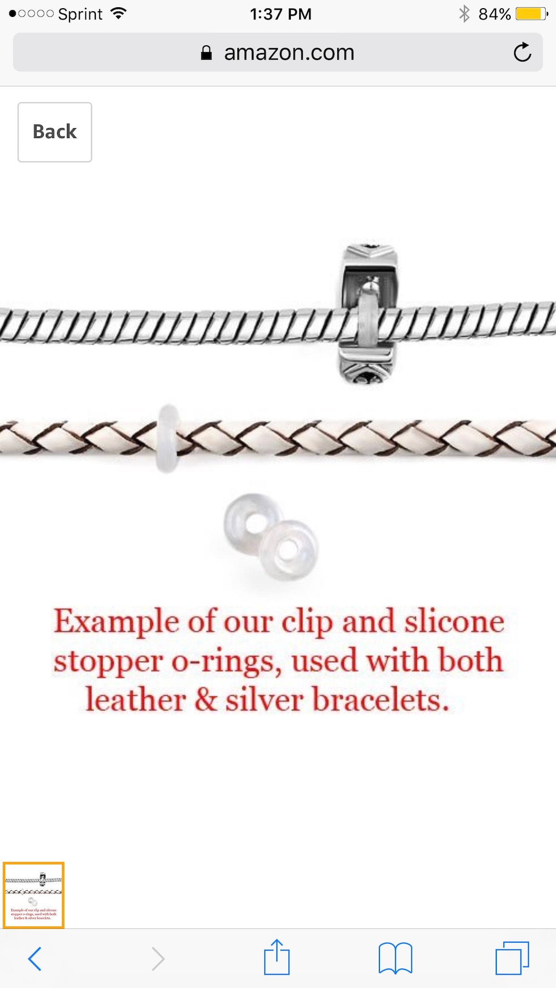 Pack of 10 Rubber Stopper Rings for Charm Beads Charm Bracelets - Etsy