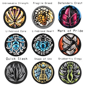 Hollow Knight Keychain, Charm, Hornet, Compass, Grubsong, Dashmaster ...