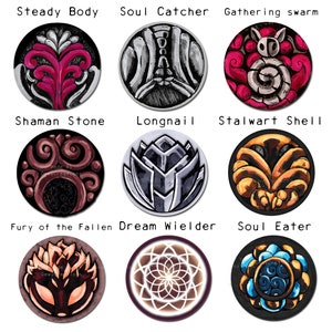 Hollow Knight Keychain, Charm, Hornet, Compass, Grubsong, Dashmaster ...