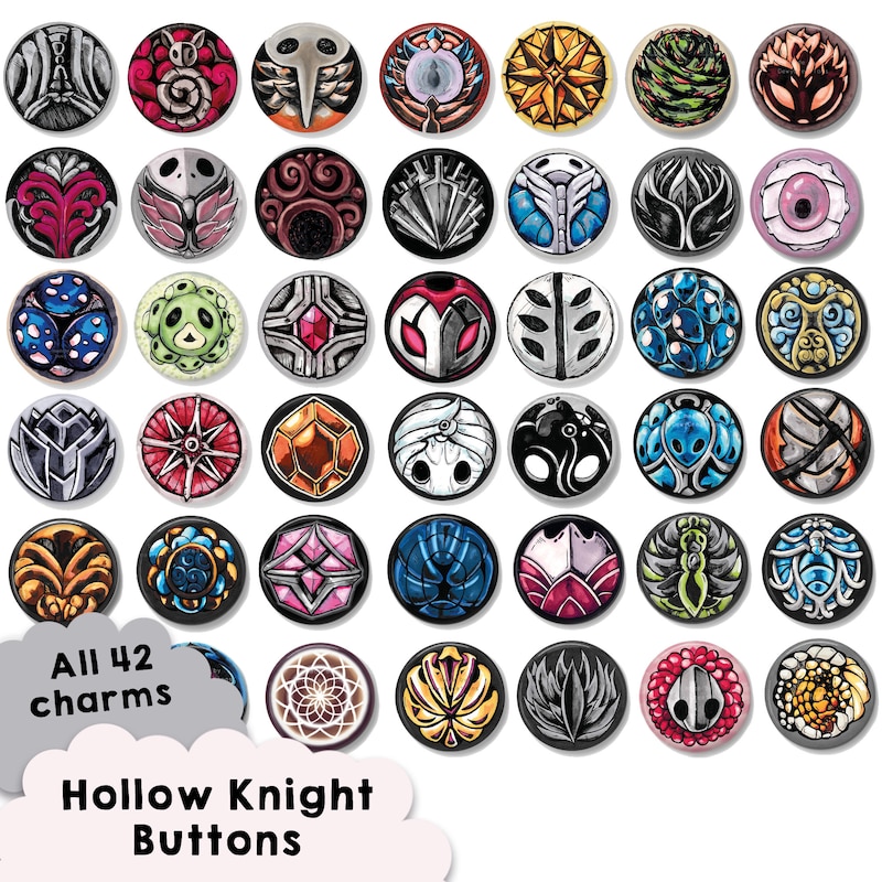 Hollow Knight Charms - Etsy