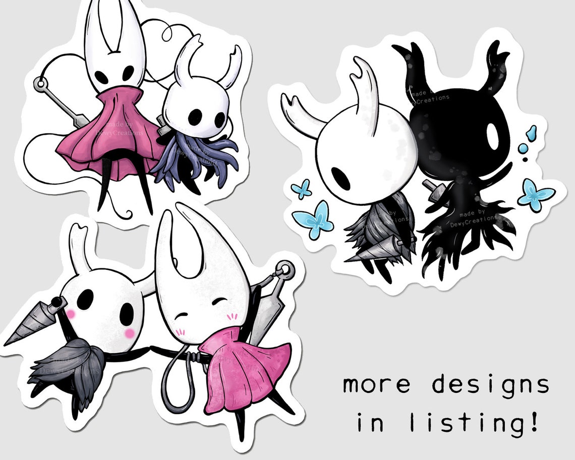 Hollow Knight Sticker Set Sticker Pack Stickers Stickerset - Etsy