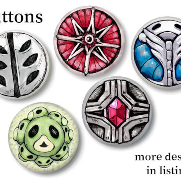 Hollow Knight Charm Buttons - Etsy