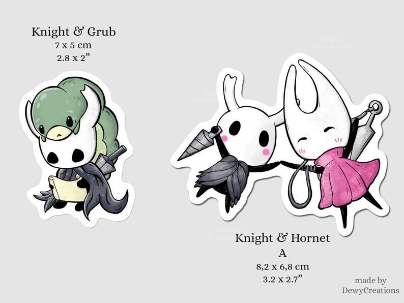 Hollow Knight Sticker Set Sticker Pack Stickers Stickerset - Etsy