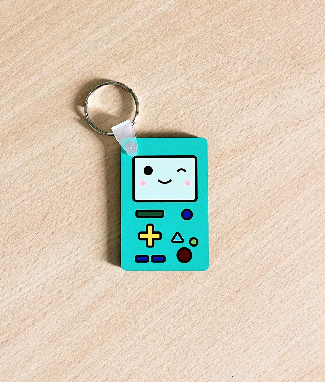 Adventure Time Key Chain, BMO, Beemo, Biemo, Cartoon, Keychain, Charm ...