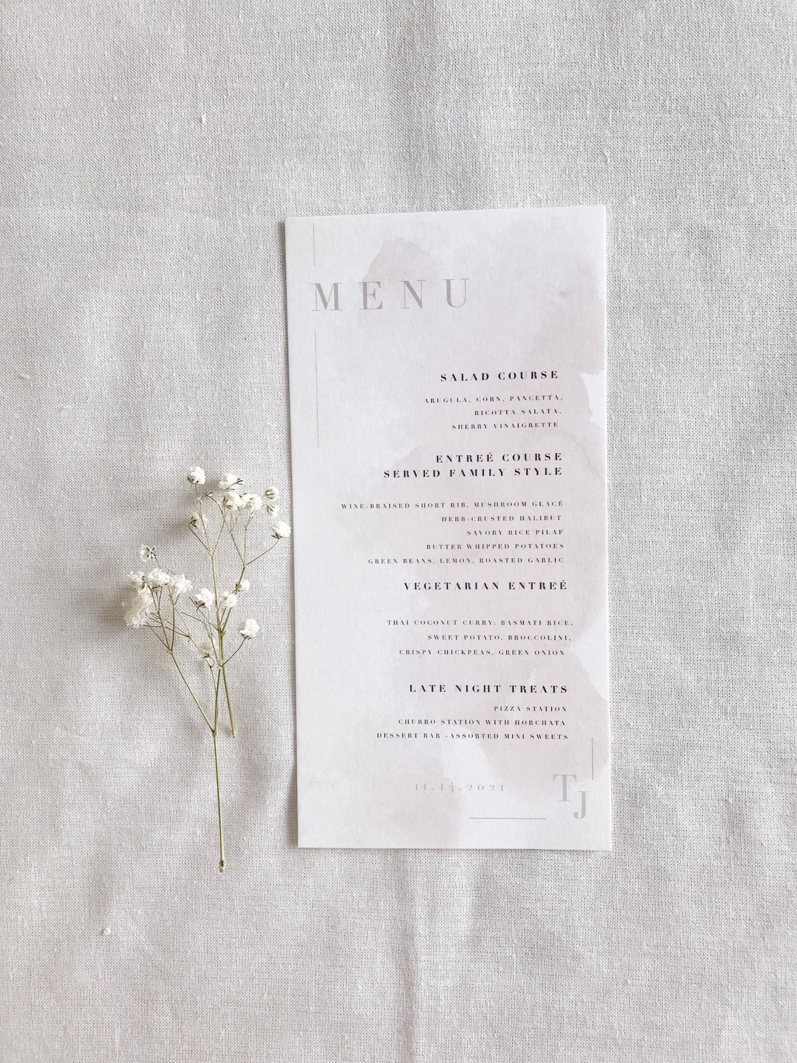 Custom Wedding Menus - Etsy