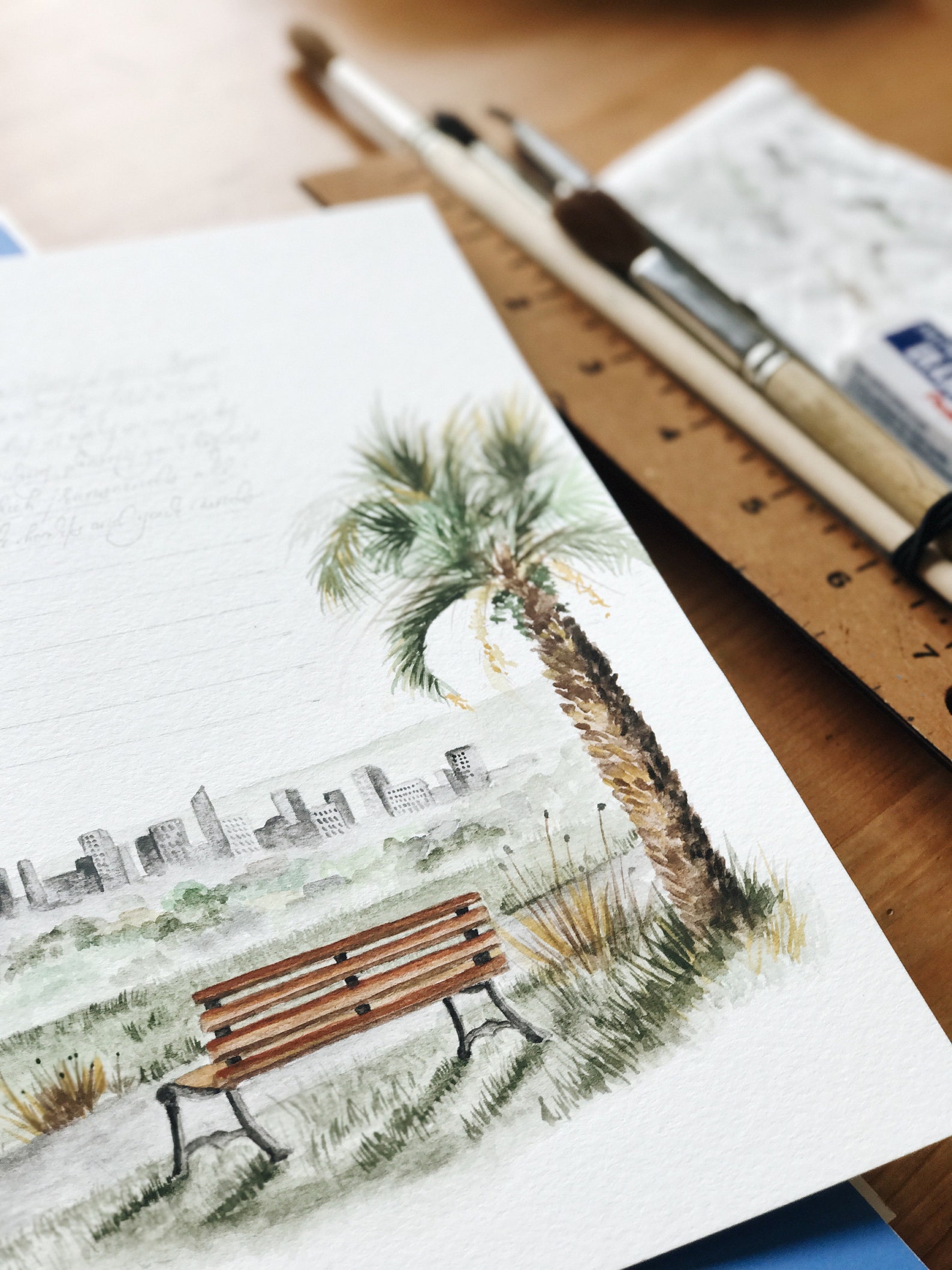 Create a custom watercolor/calligraphy print | Etsy