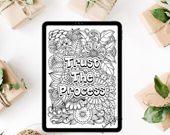 Process Note Coloring - Etsy