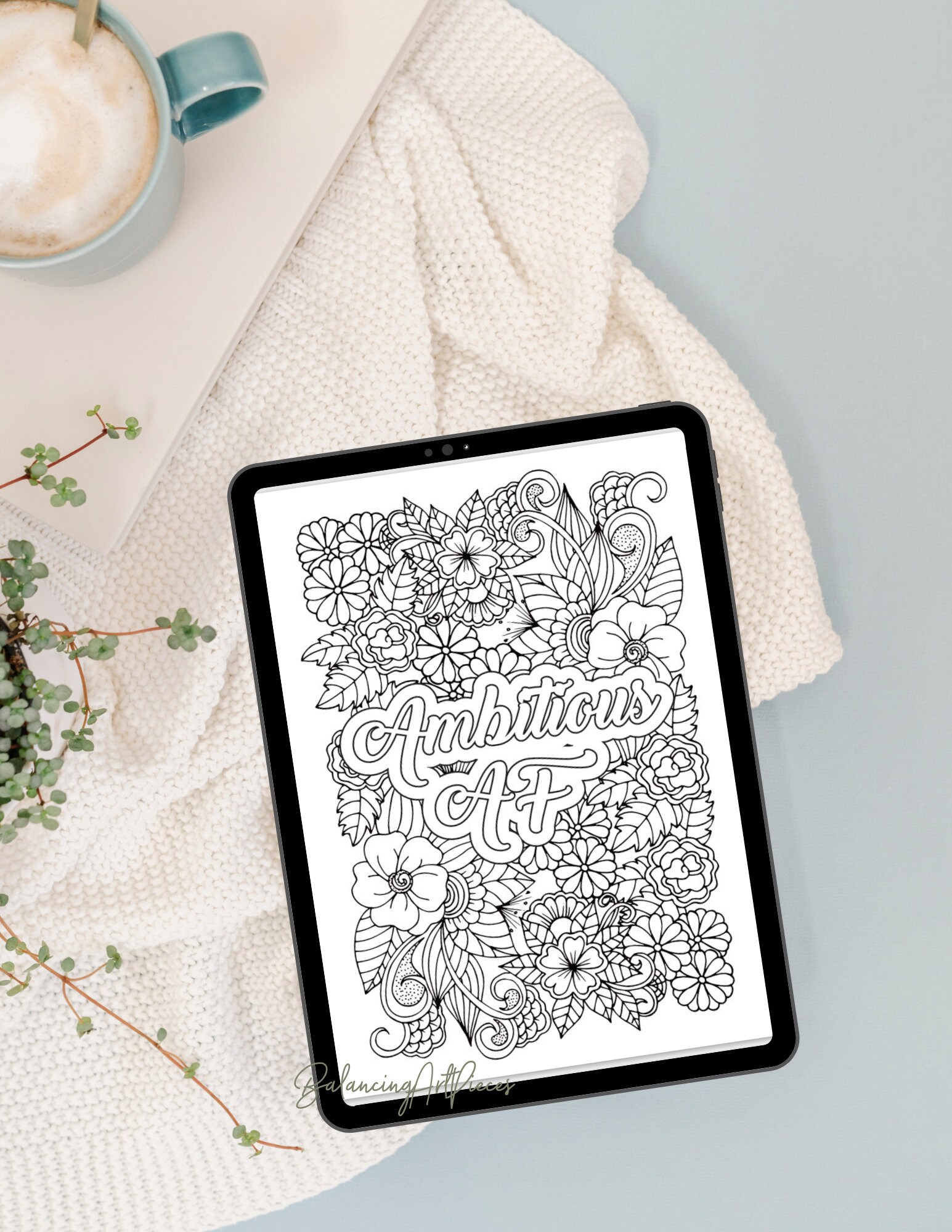 Napkin Coloring Page