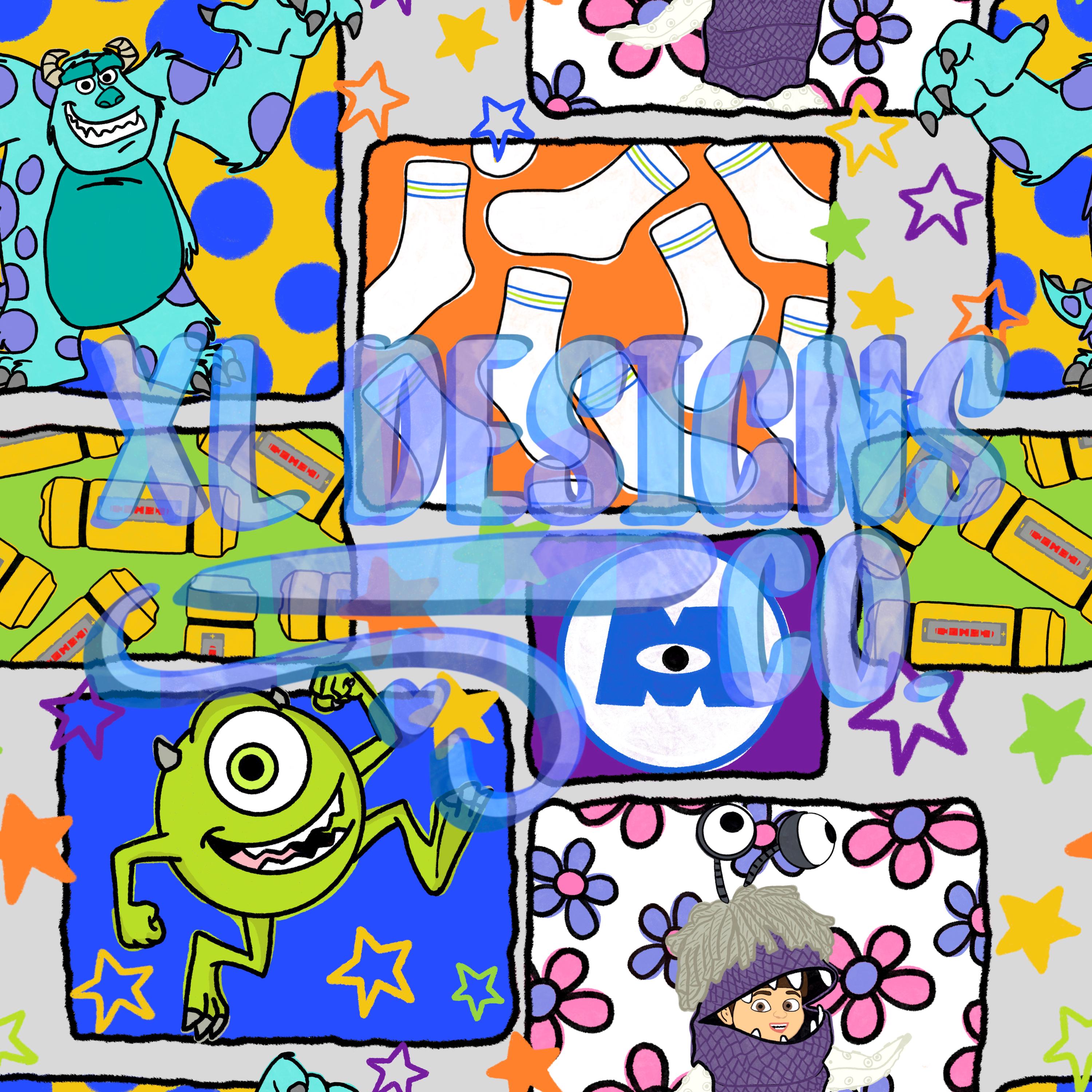 Magical Monsters Seamless File Pattern - Etsy