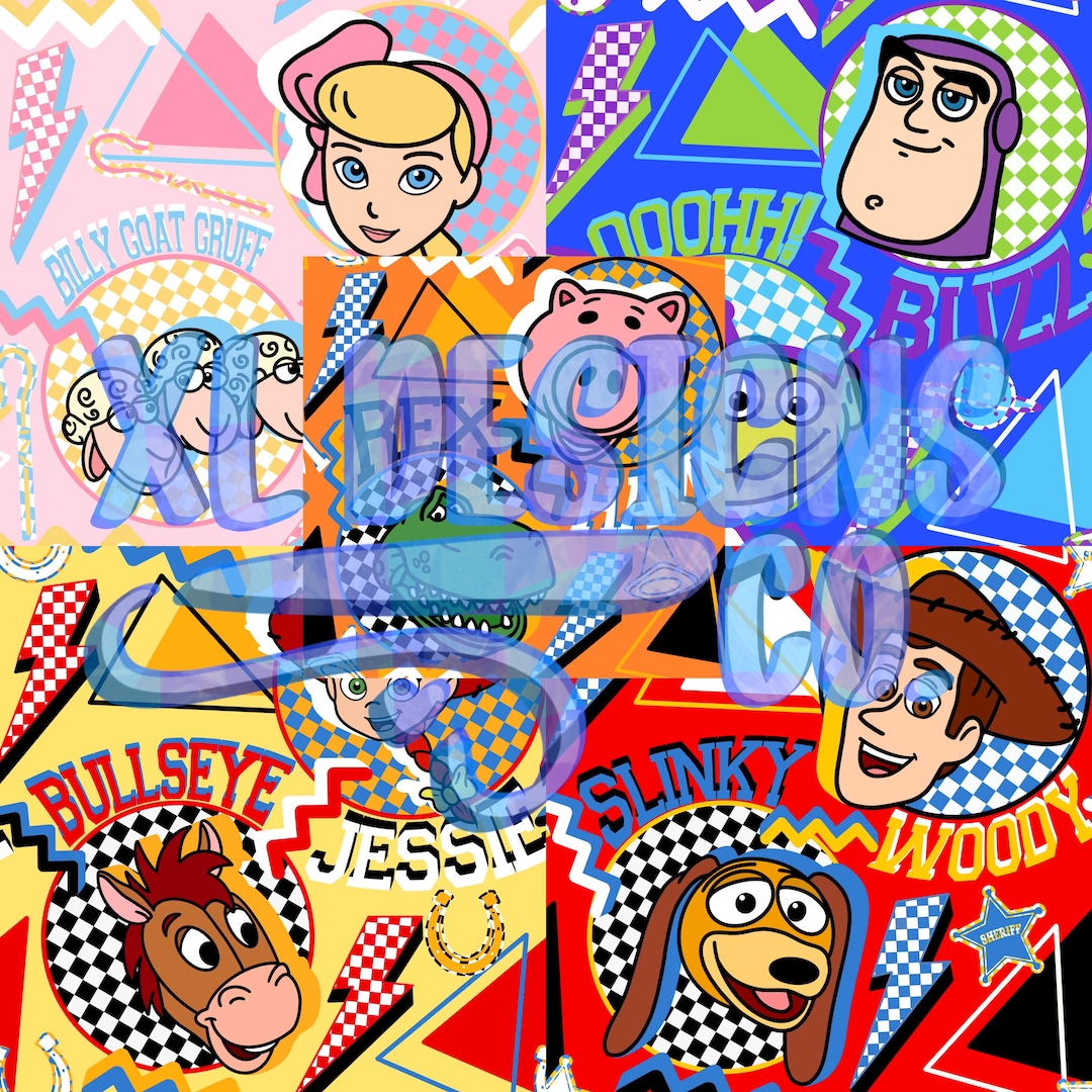 Magical Toys Edgy 90s Seamless File Pattern - Etsy