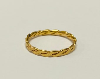 14k Yellow Gold Toe Ring - Etsy