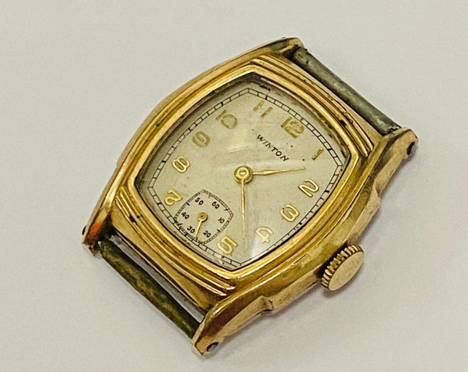 Vintage Rare Winton 7 Jewel Wind Watch 14-8 Laco Runs - Etsy