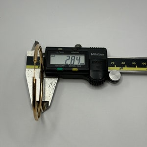 Vintage SLC 10K Yellow Gold Circle 2 1/2 Inches Hoop Earrings - Etsy