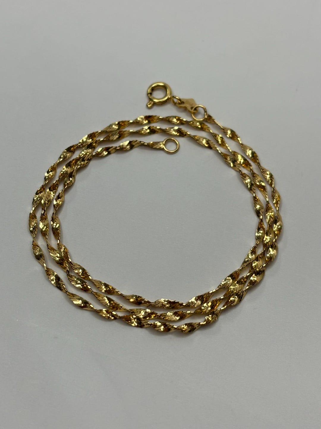 Vintage Oroamerica 14K Yellow Gold Twisted 18 Inch Chain - Etsy