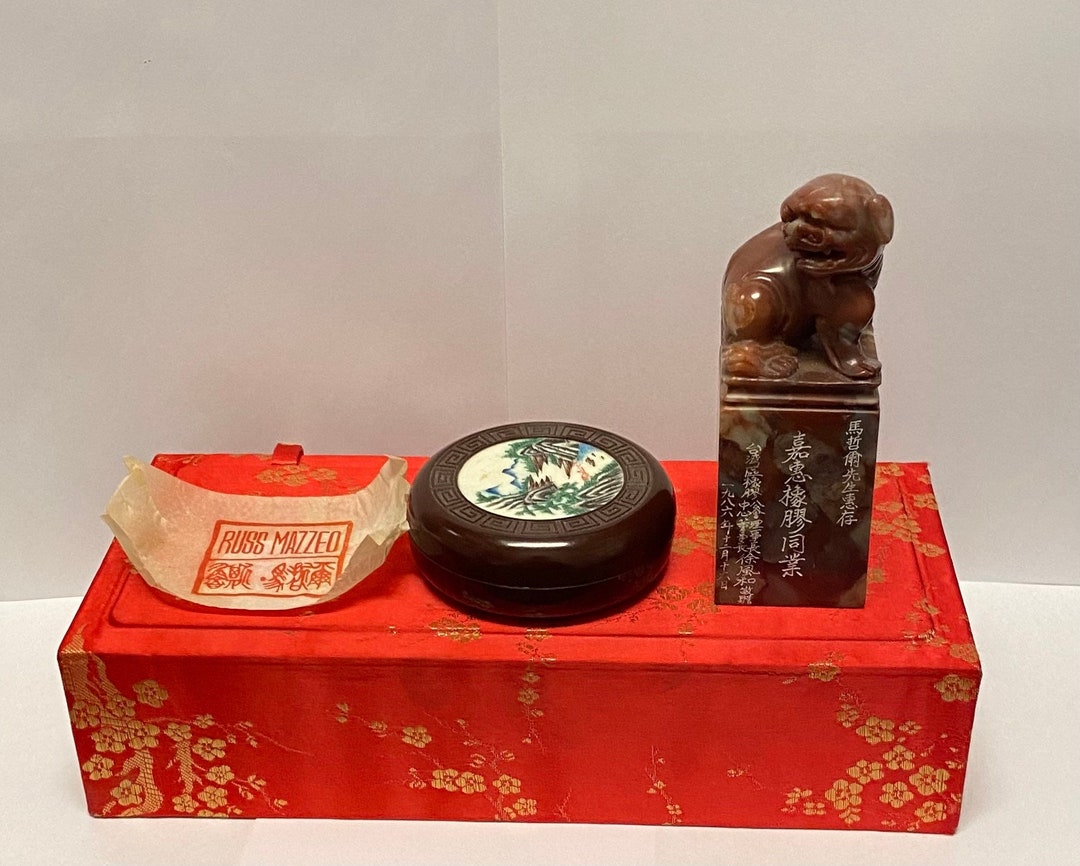 Chinese Dragon Name "russ Mazzeo" Stamp Seal for Calligraphy - Etsy