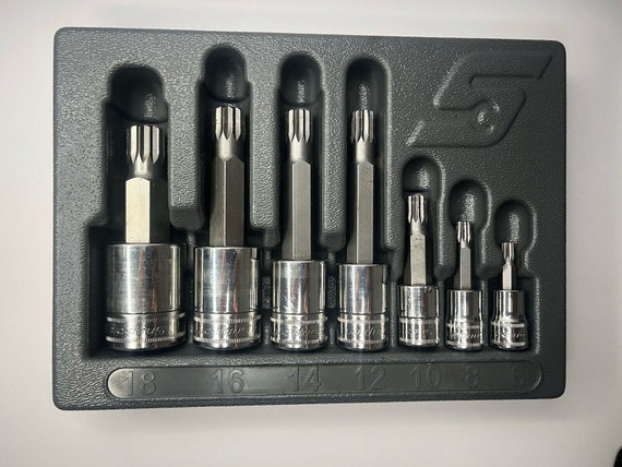 Triple square bit socket set store