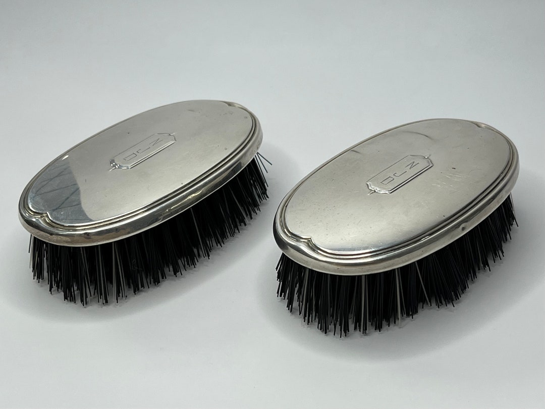 Antique Webster Sterling Silver Monogram NJD Brush Set of 2 - Etsy