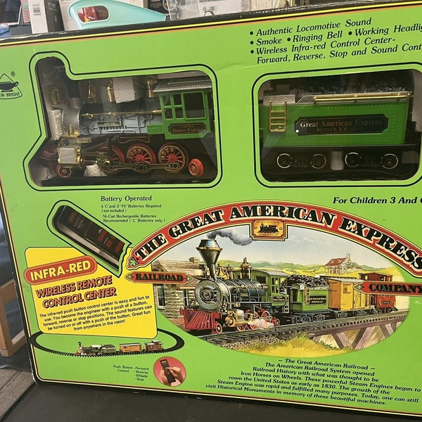 New Bright Train Set - Etsy