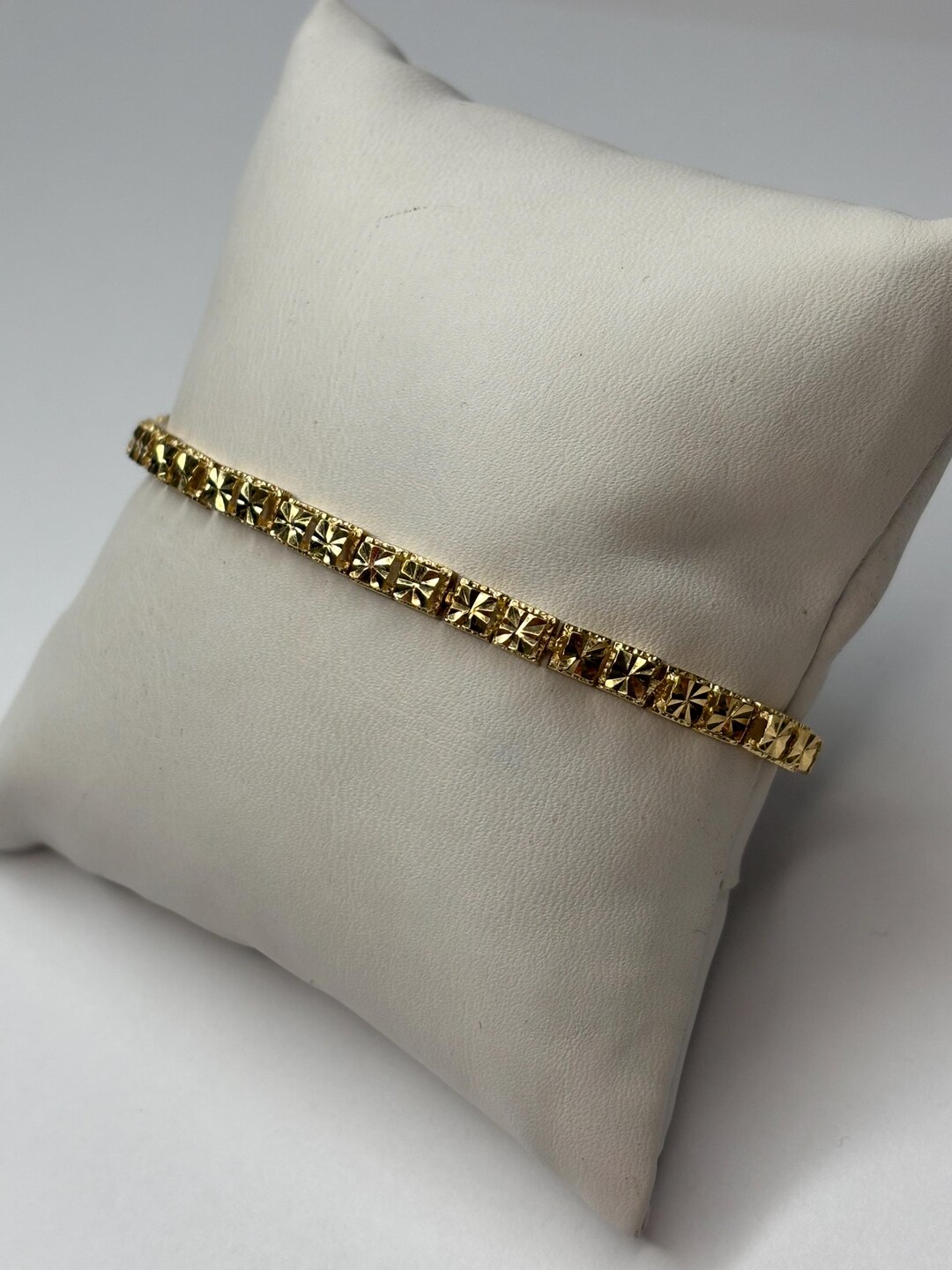Vintage Oroamerica 14K Yellow Gold Starburst Theme Link Bracelet - Etsy