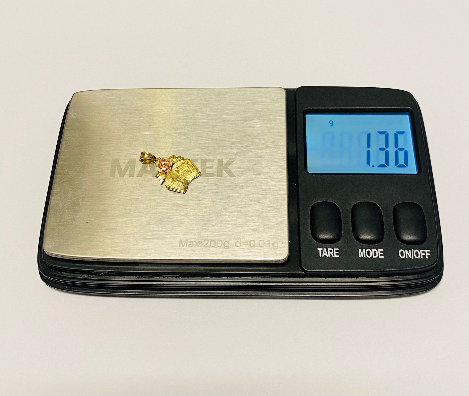 Vintage Oroamerica 14K Yellow & Rose Gold Holy Bible Pendant | Etsy