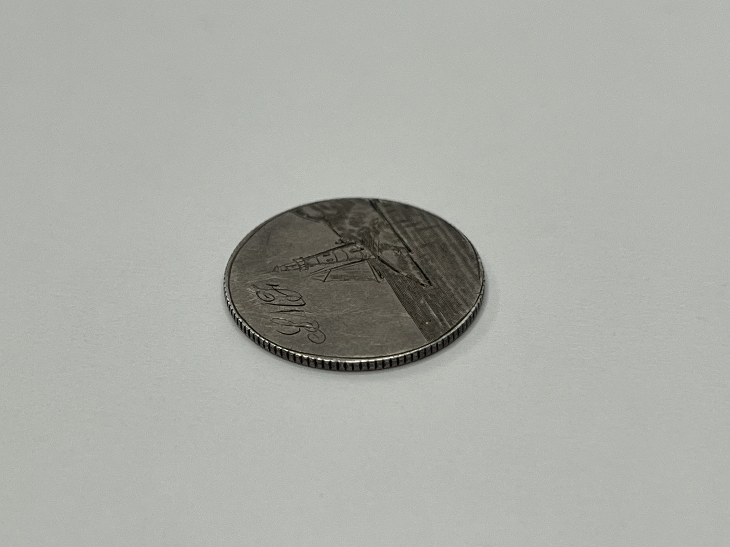 UNIQUE 1875 Philadelphia Mint Silver Seated Liberty Dime W/ Altered ...