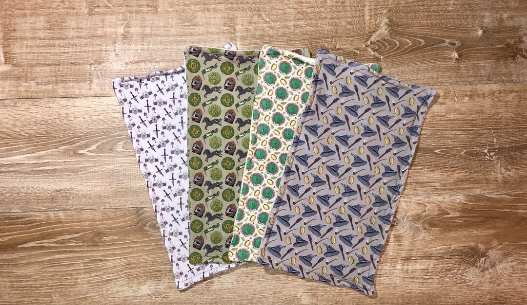 Lord of Ring Burp Clothes | Print Options | Rectangle Shape - Etsy