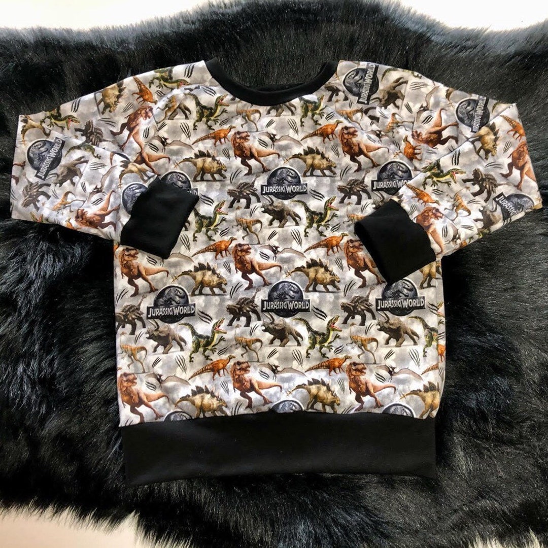 Top de dinosaurio / Top de estilo unisex / Manga larga o manga - Etsy ...