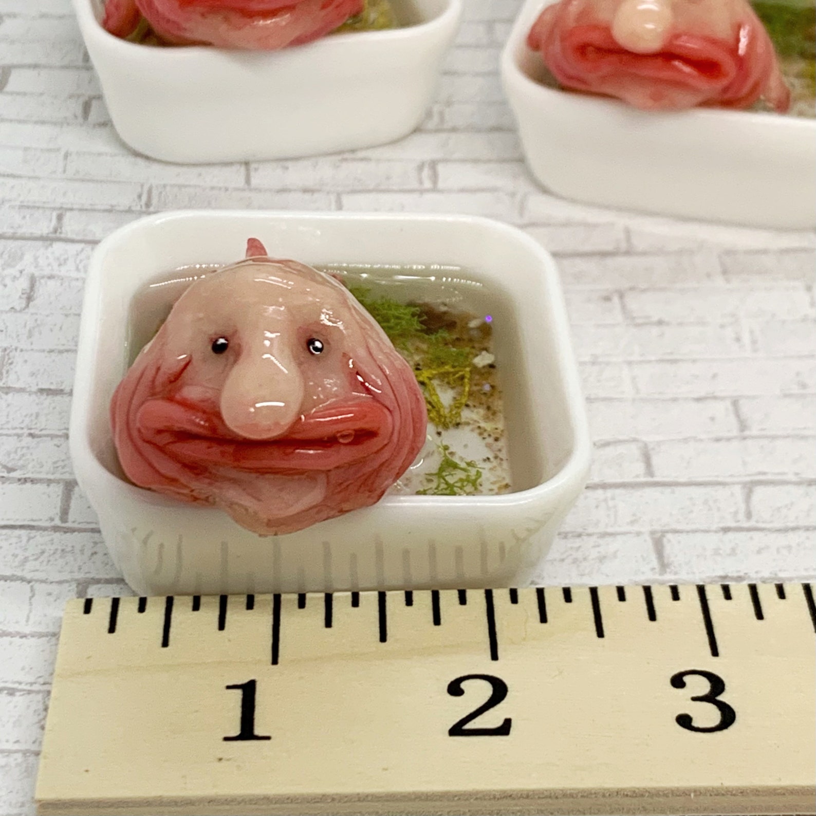 Blob fish in resin pond bowl weirdo gift pet blobfish | Etsy