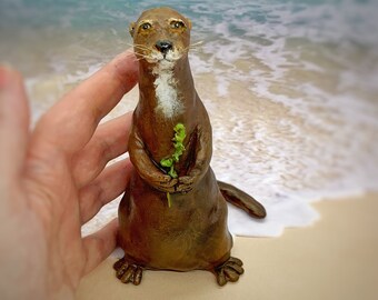 River Otter Sculpture - Etsy