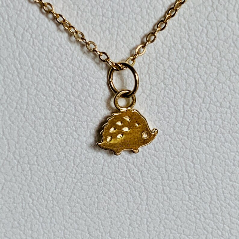 14K Solid Yellow Gold Tiny Hedgehog / Porcupine Charm Optional | Etsy 14K Solid Yellow Gold Tiny Hedgehog / Porcupine Charm Optional | Etsy