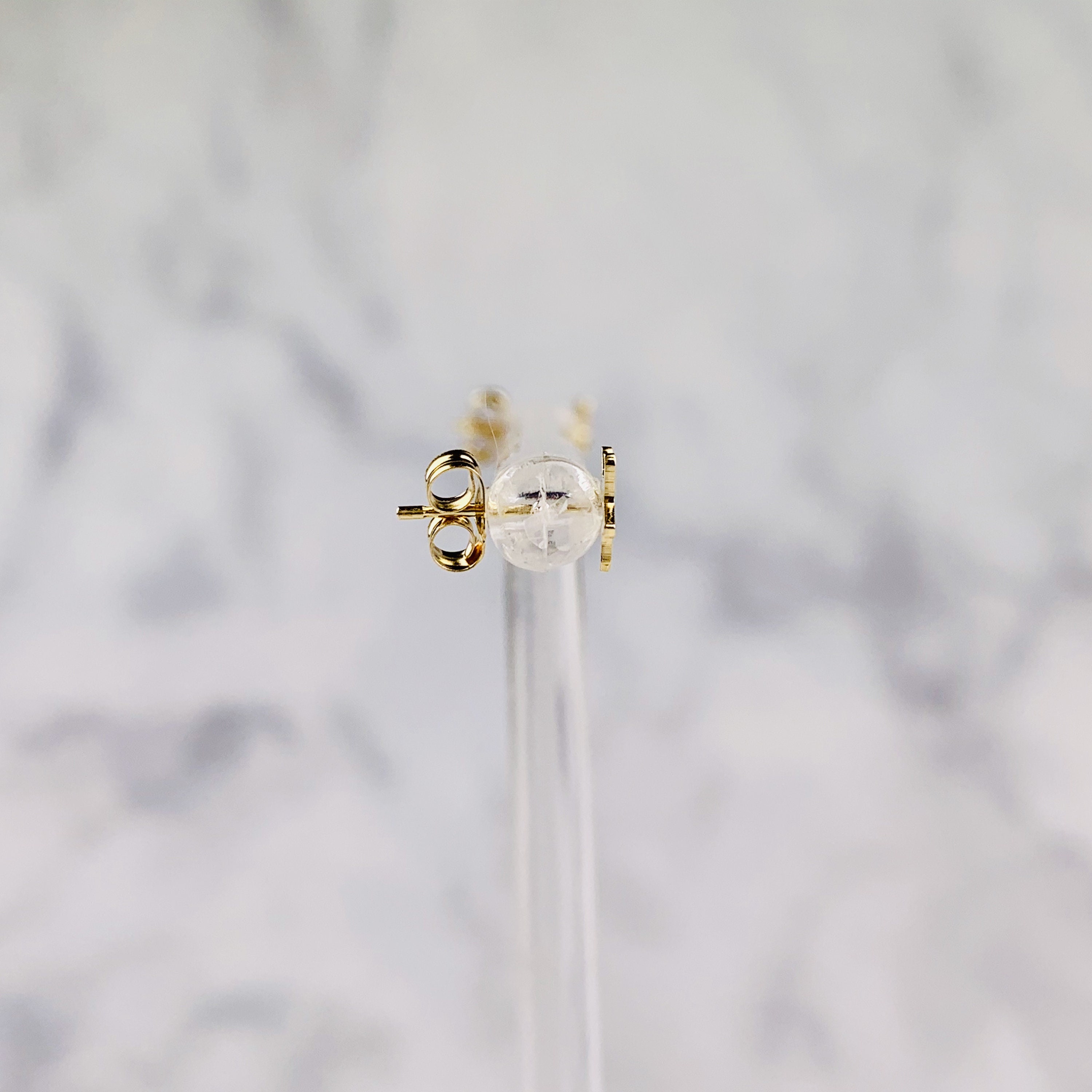 14K Solid Gold Star Stud Earrings - Etsy