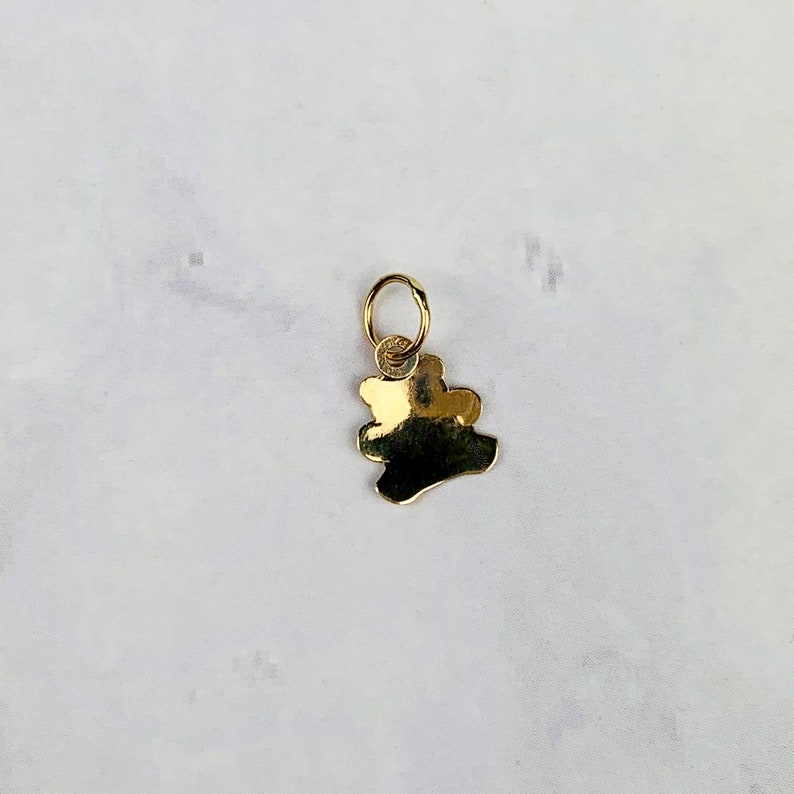 14K Solid Yellow Gold Tiny Delicate Enameled Teddy Bear With - Etsy 14K Solid Yellow Gold Tiny Delicate Enameled Teddy Bear With - Etsy