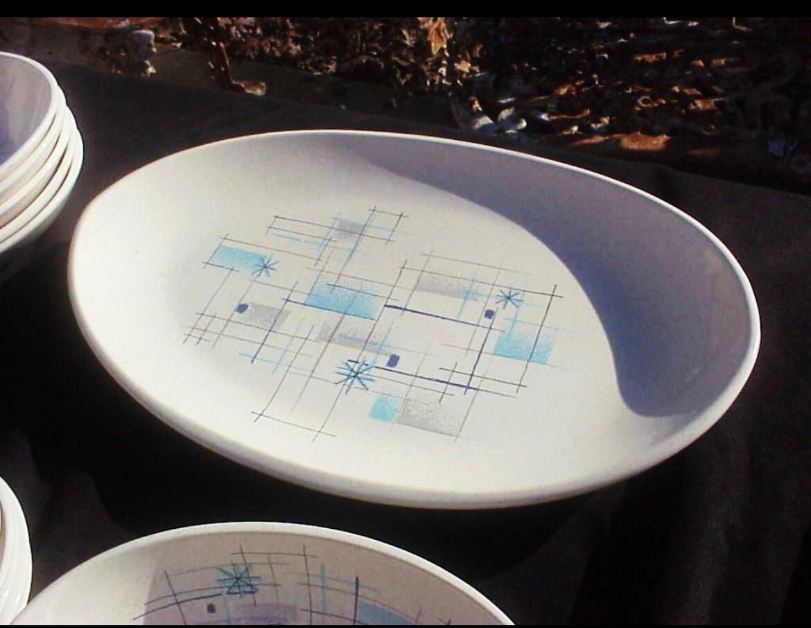 Mid Century Franciscan Oasis Brutalist Atomic Dinnerware Set 34 Pcs - Etsy