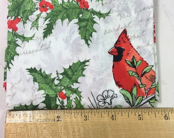 Cardinal fabric | Etsy