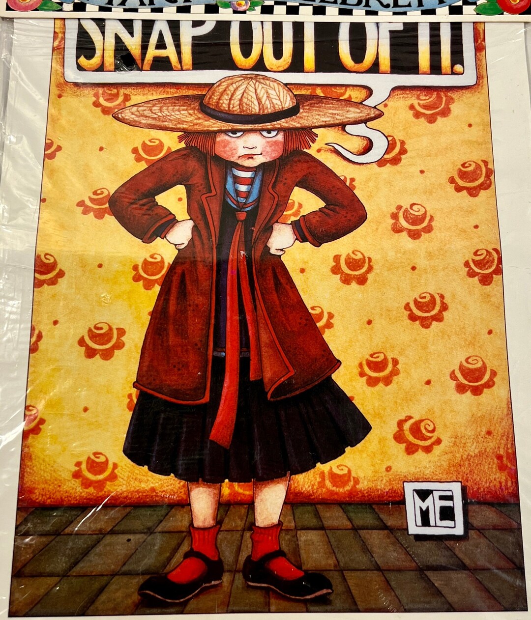 Vintage Mary Engelbreit SNAP OUT of It Iron-on Transfer / Daisy Kingdom ...