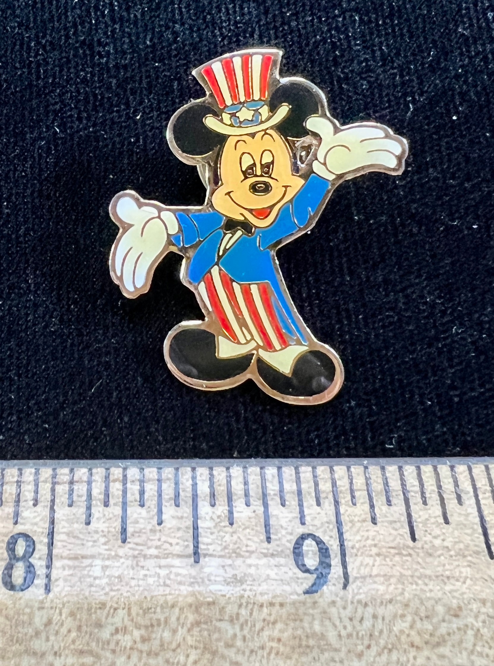 Vintage Mickey Mouse Uncle Sam Enamel Pin / Eastman Kodak / Vintage ...