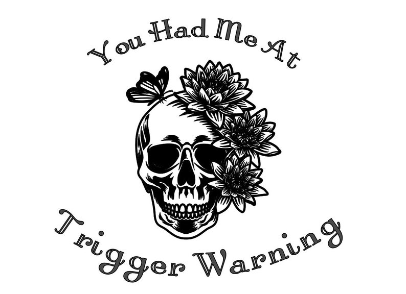 Trigger Warning Sticker - Etsy