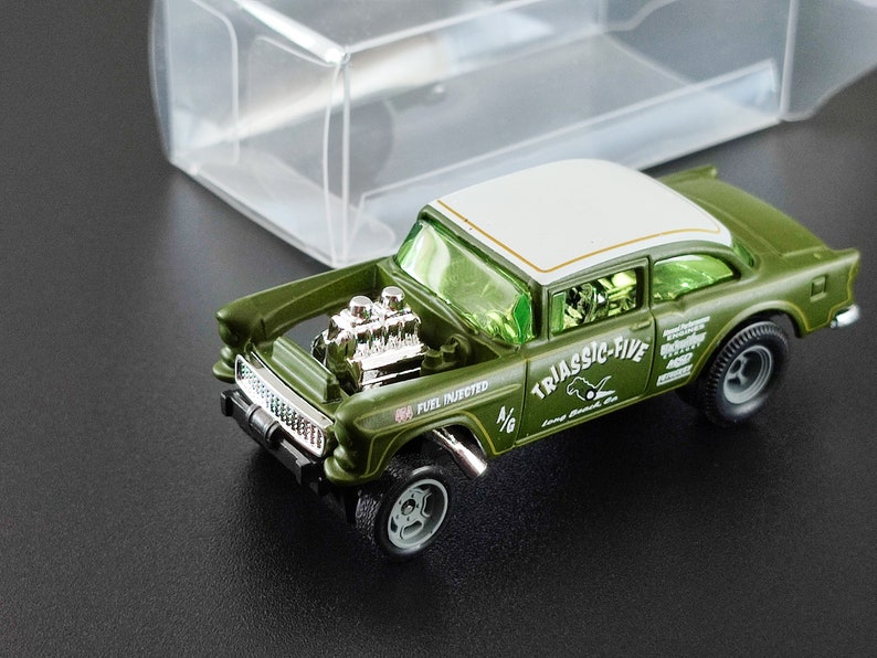 1955 Chevy Bel Air Gasser Hot Wheels 1:64 CUSTOM Real Riders - Etsy