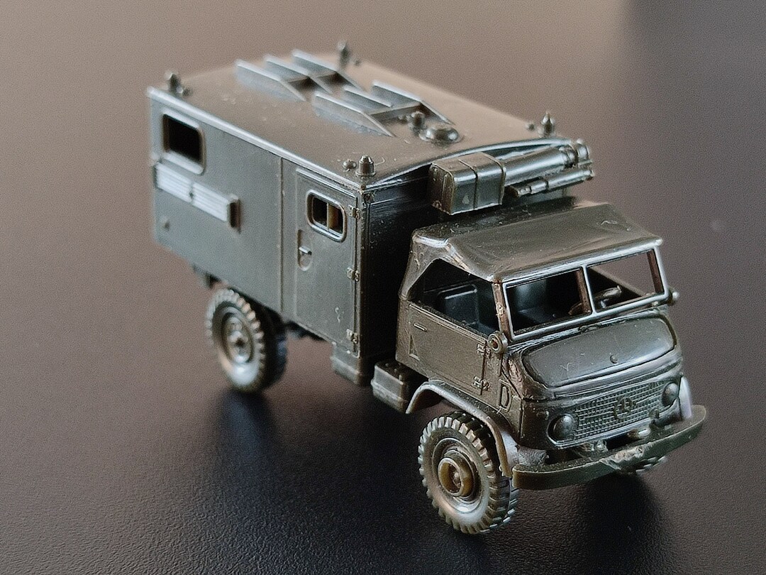 ROCO HO 1:87 Mercedes-benz Military Truck Dark Green Austria Vintage ...