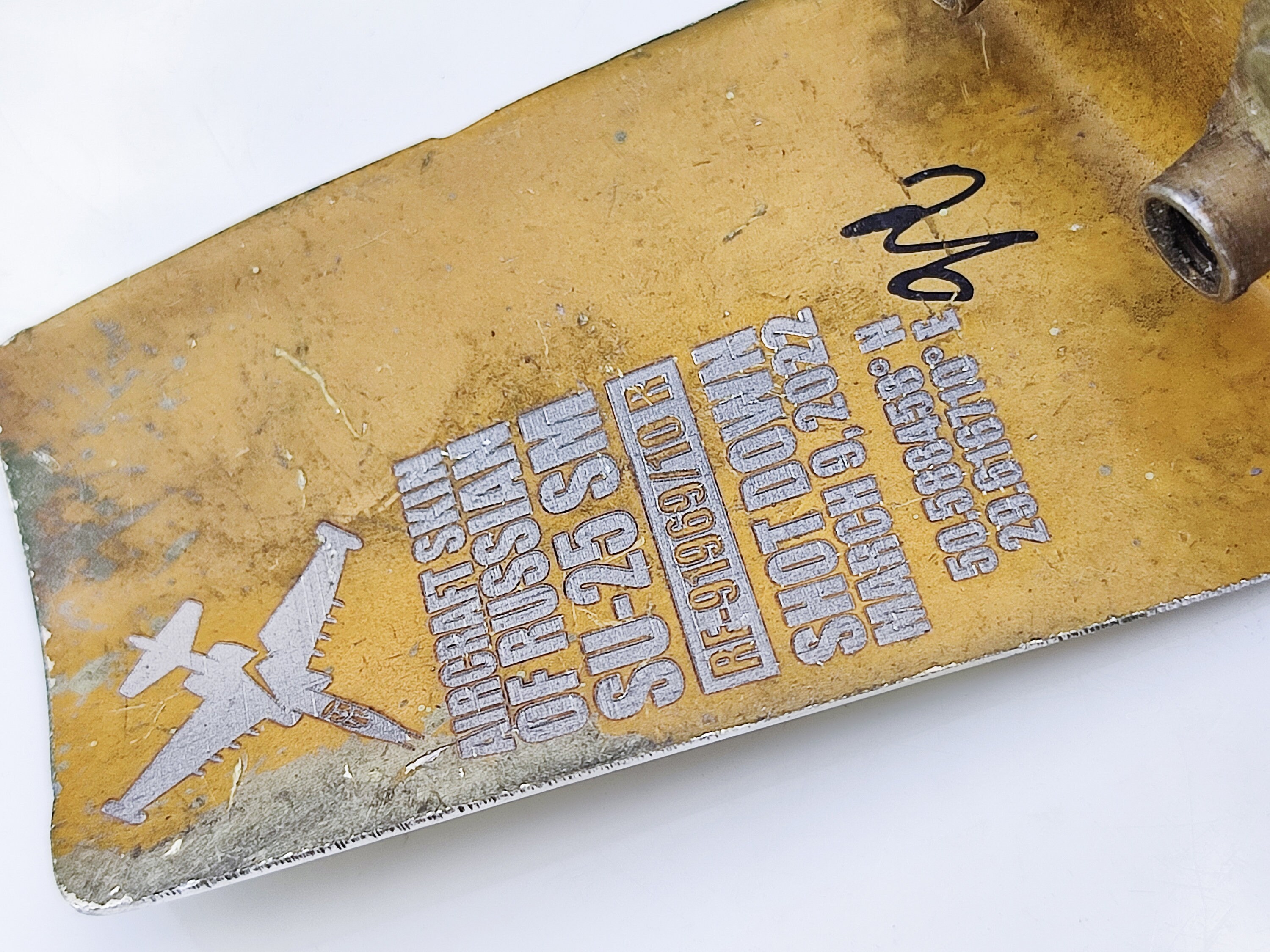 Aircraft Skin Cladding Keychain Made From Piece Shot Down - Etsy