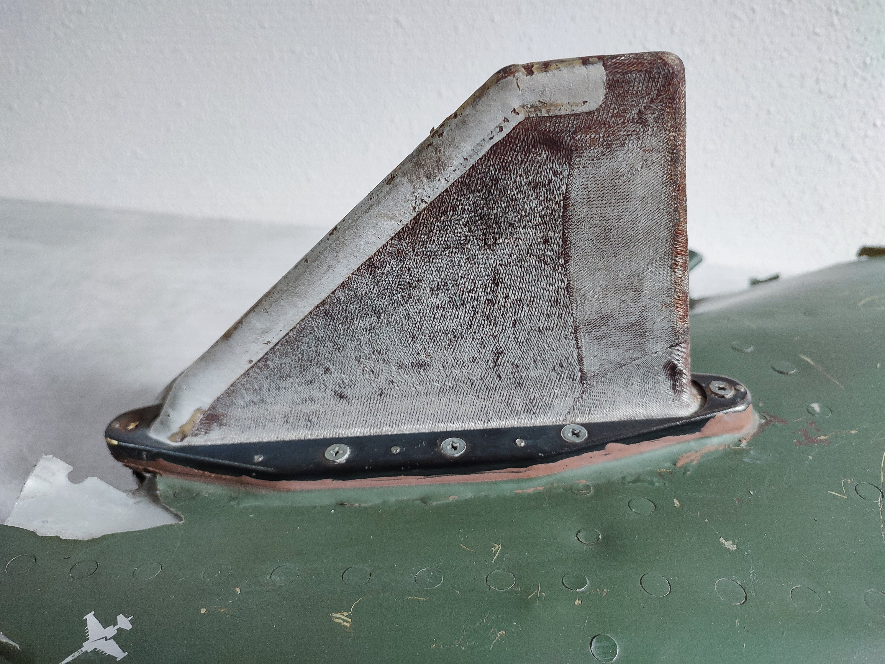 Big Size Piece Aircraft Skin DOWNED Russian Sukhoi SU-25 SM Frogfoot ...