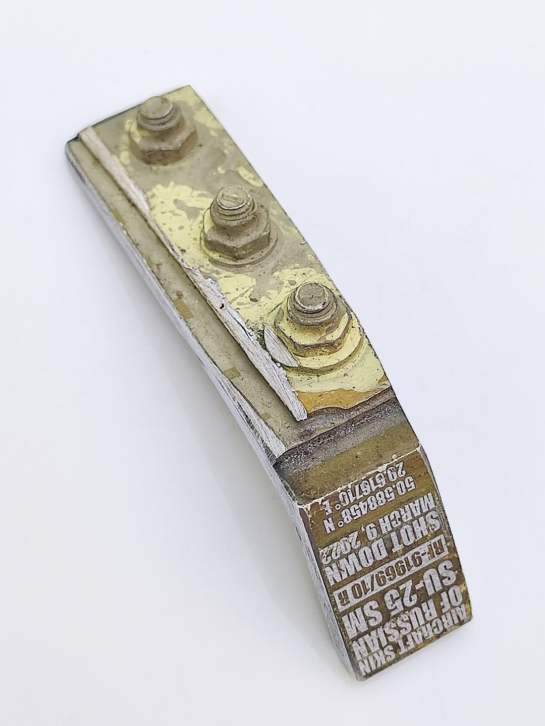 Aircraft Skin Cladding Keychain Made From Piece Shot Down - Etsy