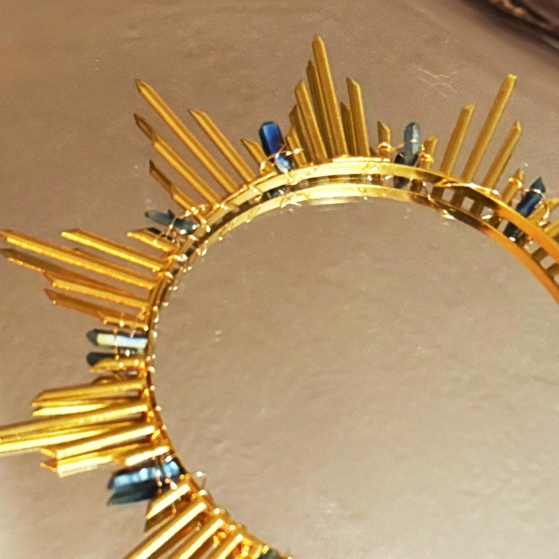 Gold Sun Crown - Etsy